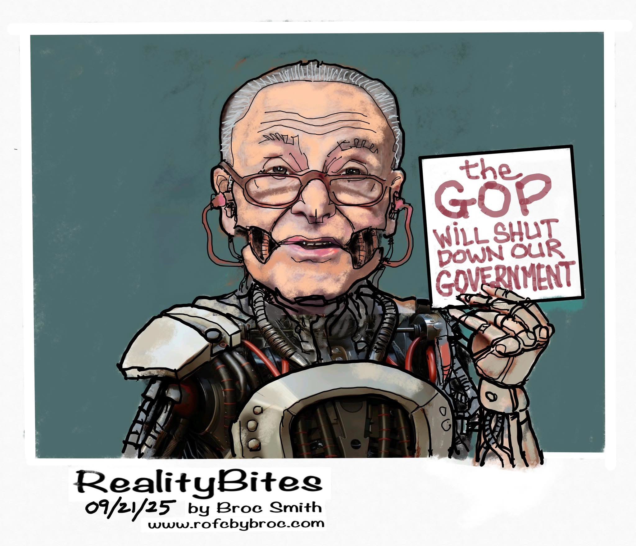 Schumer’s Robotic Response (Cartoon) - STATIONGOSSIP
